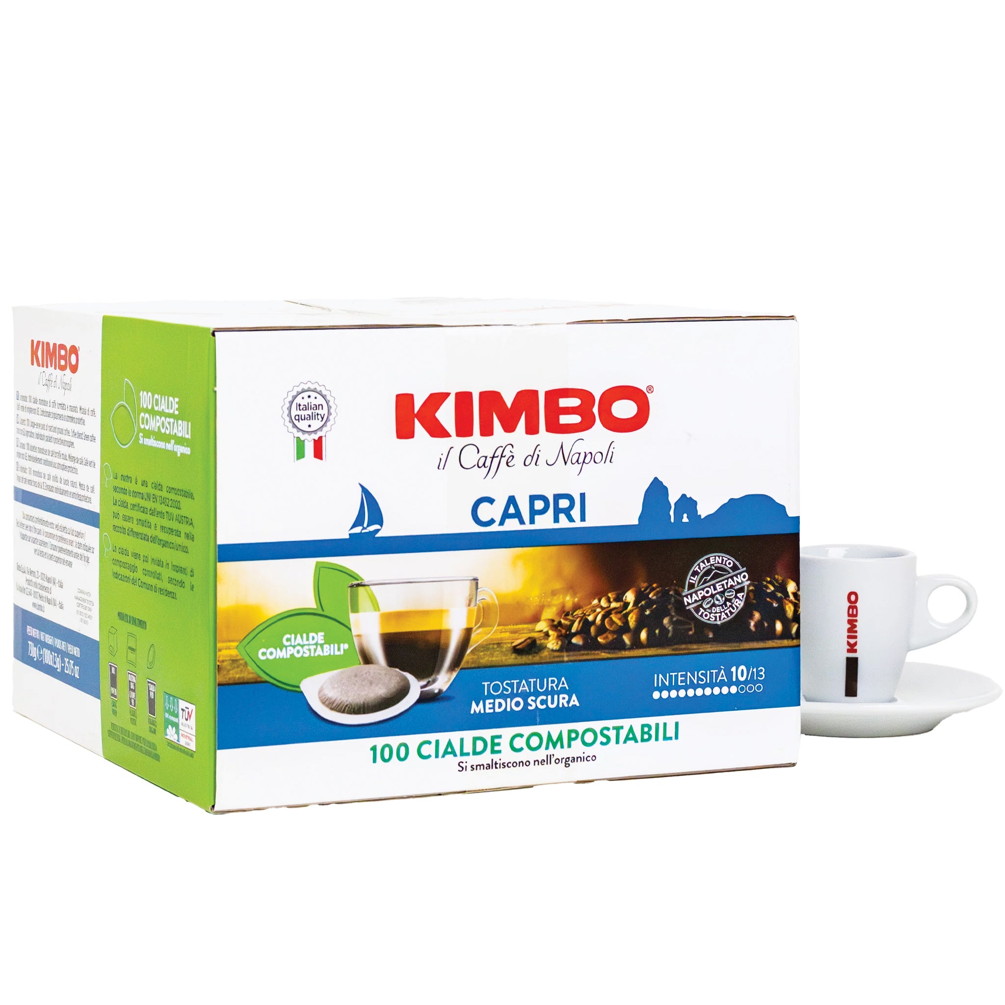 Kimbo - E.S.E. Pods - Capri Blend - Single Serve Compostable Pods