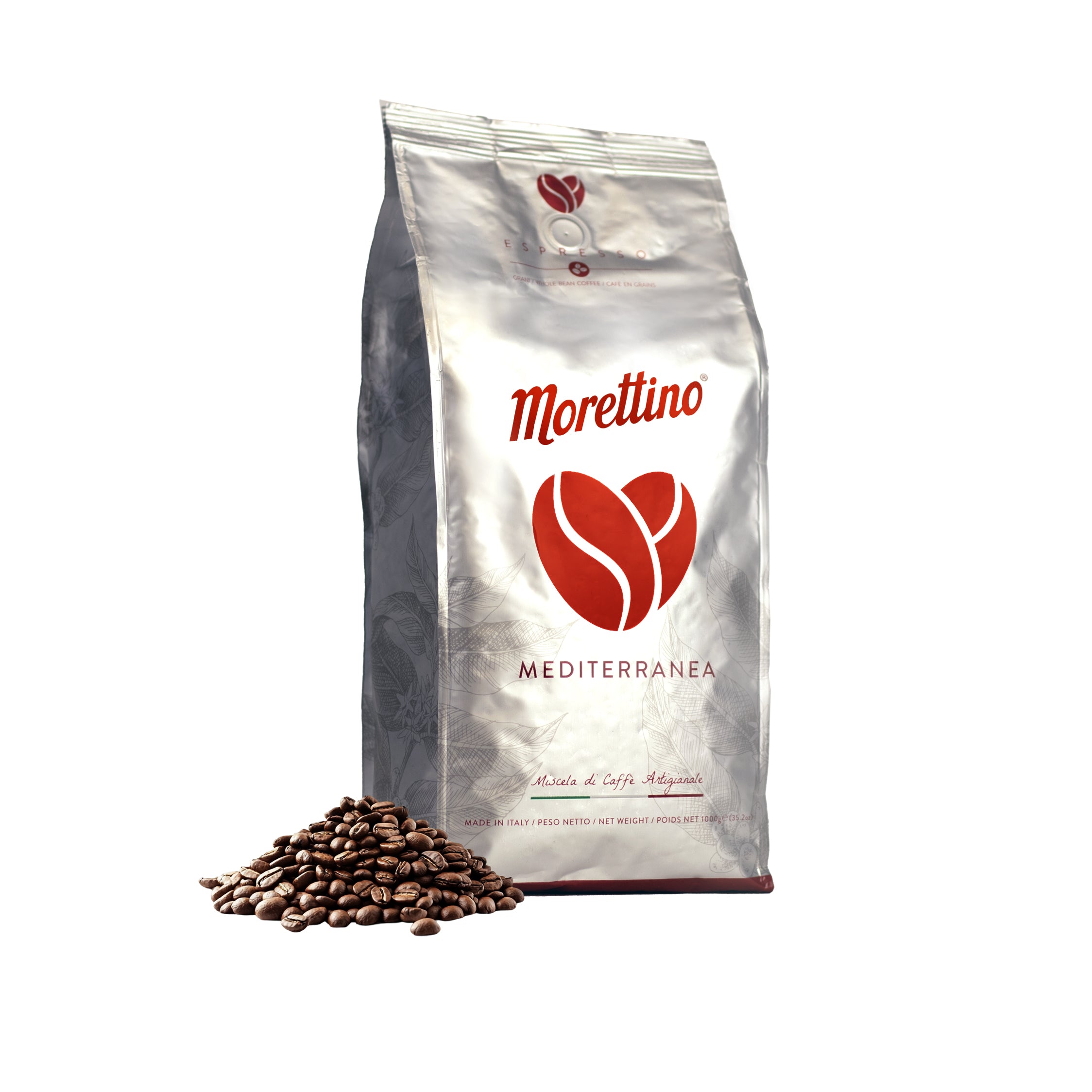 Morettino - Whole Coffee Beans - Mediterranea