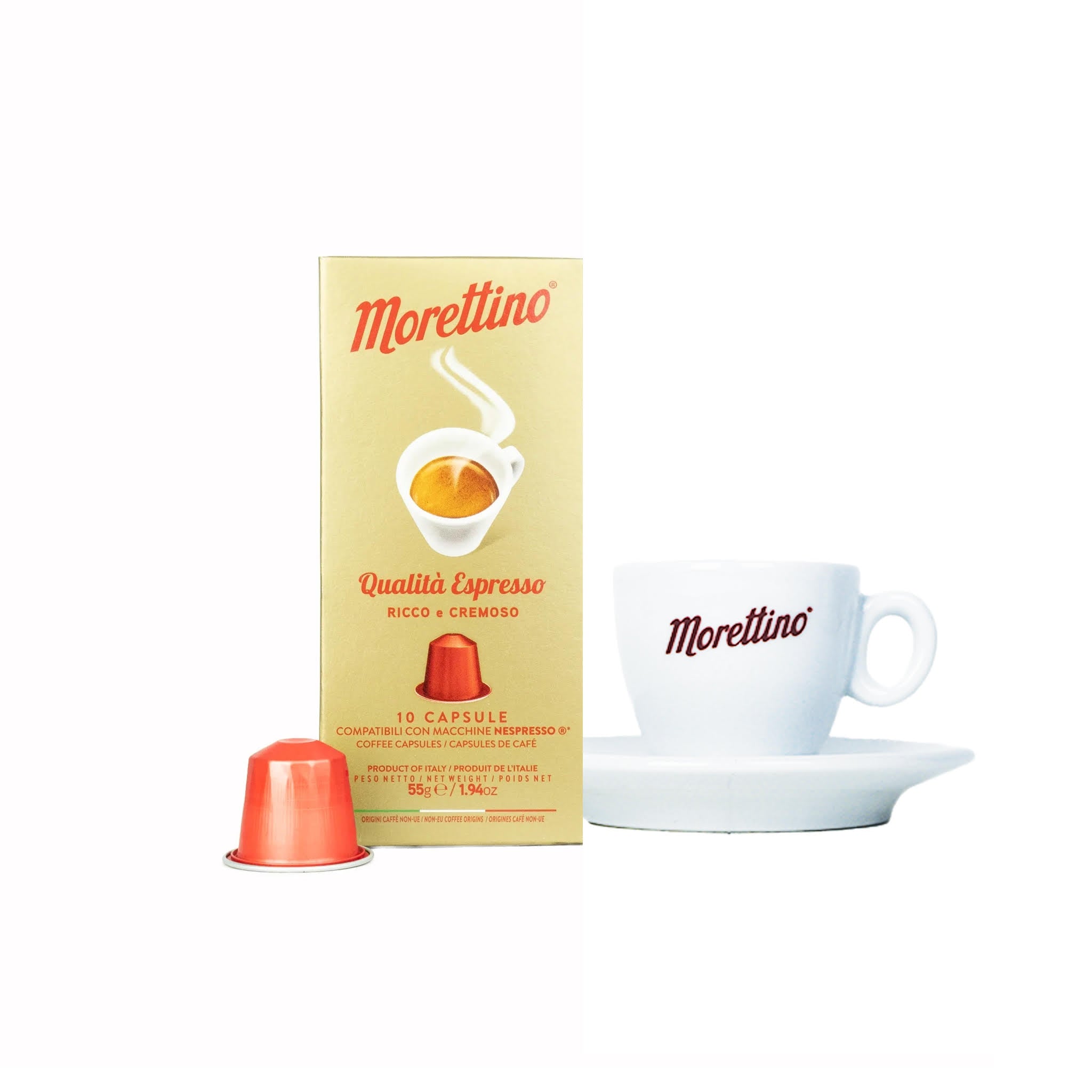 Morettino - NESPRESSO® Compatible - New - Qualita Espresso - Ricco e C