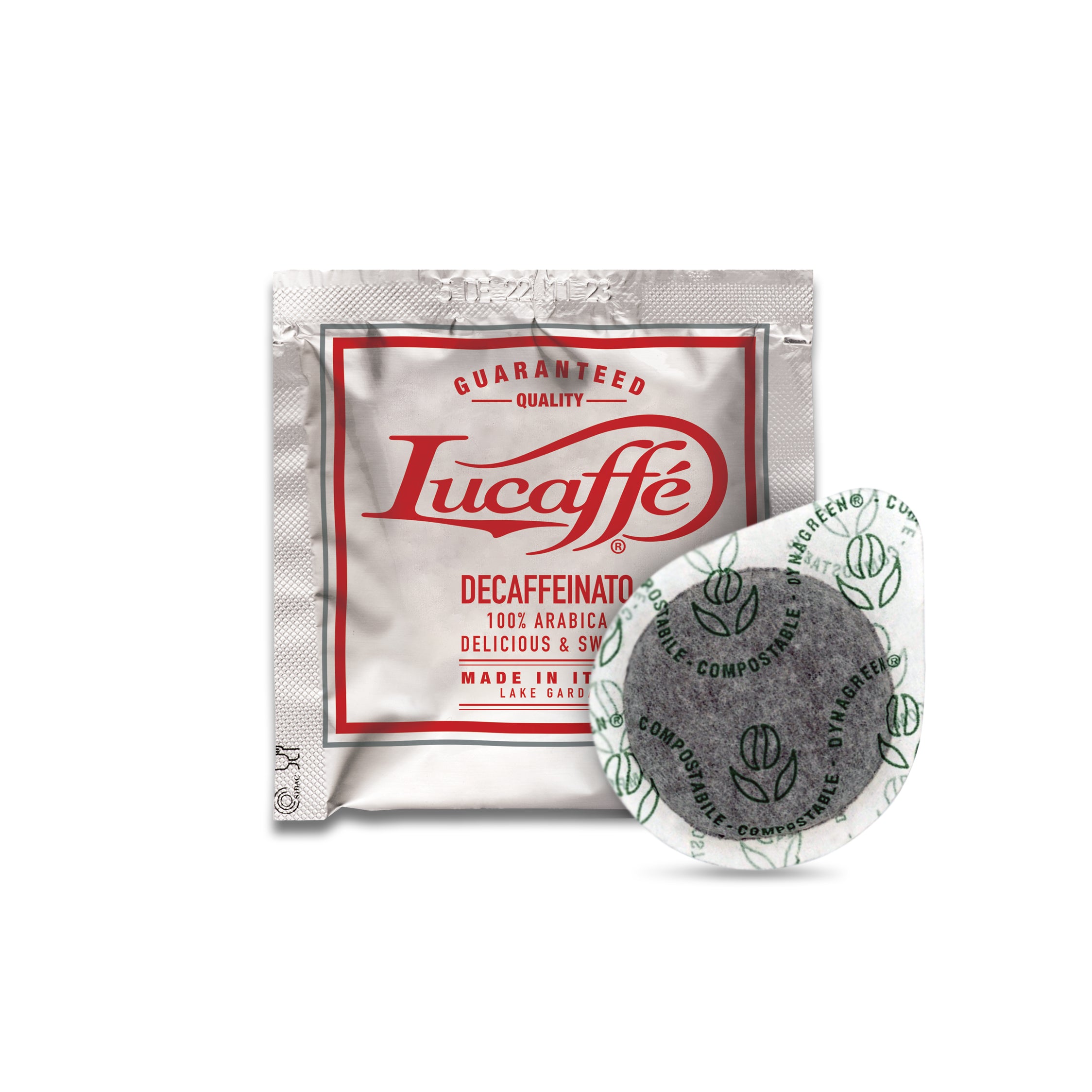 Lucaffe - E.S.E. Pods - Decaffeinated - 100% Arabica - Single Serve Co