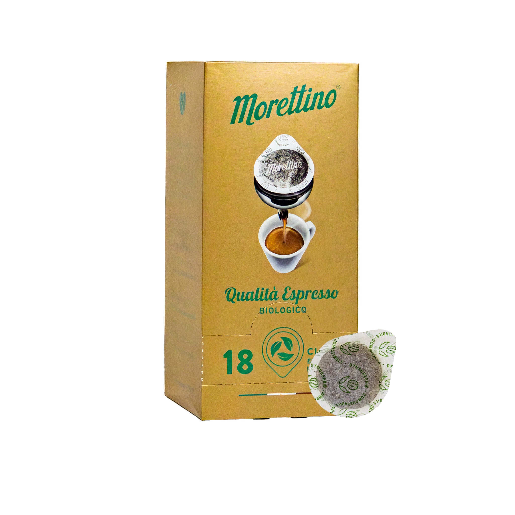 Morettino - E.S.E. Pods - Qualita Espresso - Organic - Single Serve Co