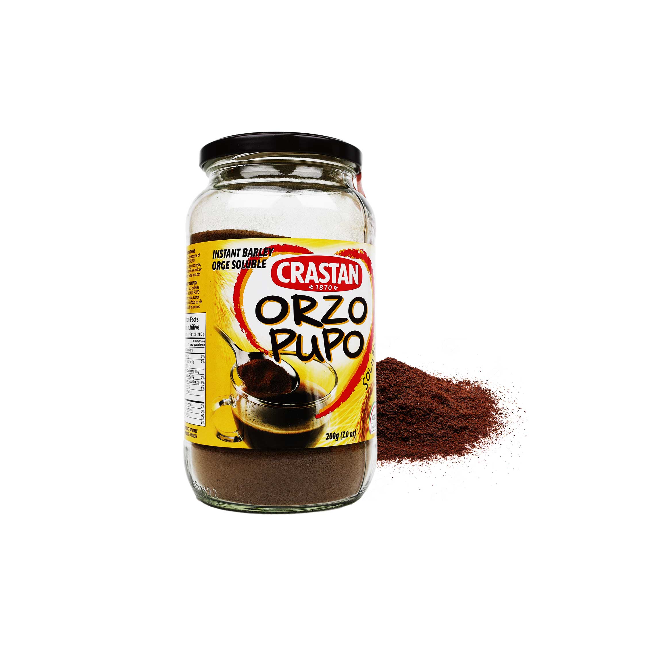 Crastan Orzo Pupo Instant - Jar - 200 Gms